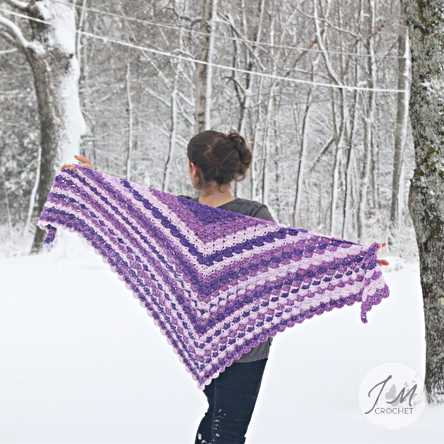 Shells Of-One Color Shawl - Jonna Martinez